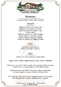 Cascina Caterina, Bregnano - Menu, prezzi, valutazione del ristorante